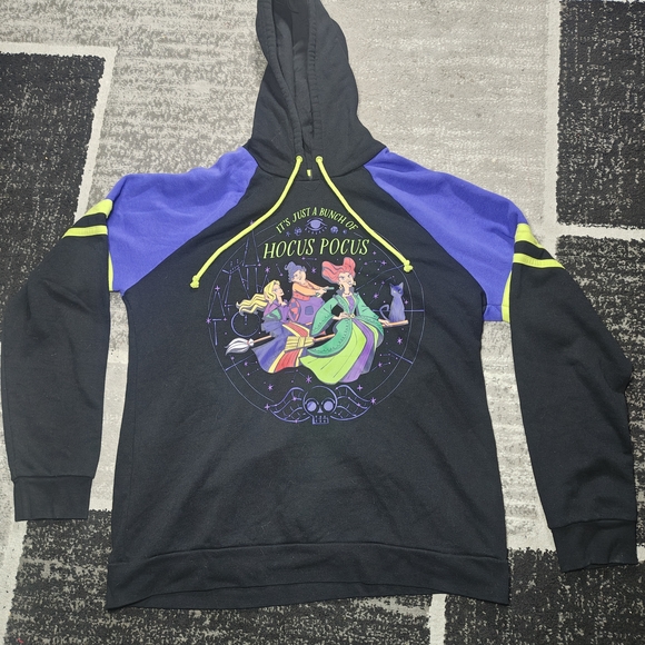 Disney | Jackets & Coats | Hocus Pocus Kids Hoodie Black And Purple ...